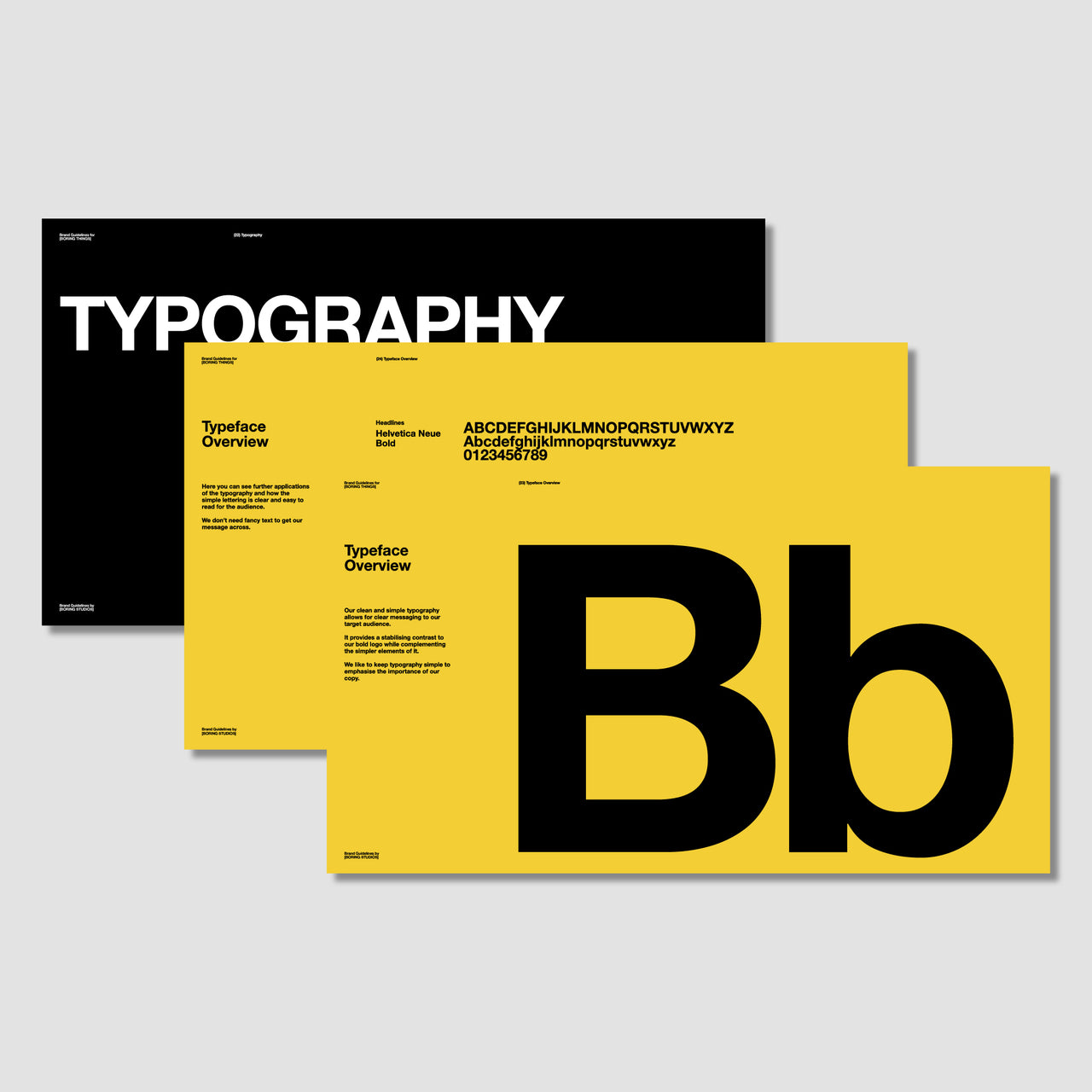 Brand Guidelines – Boring Studios