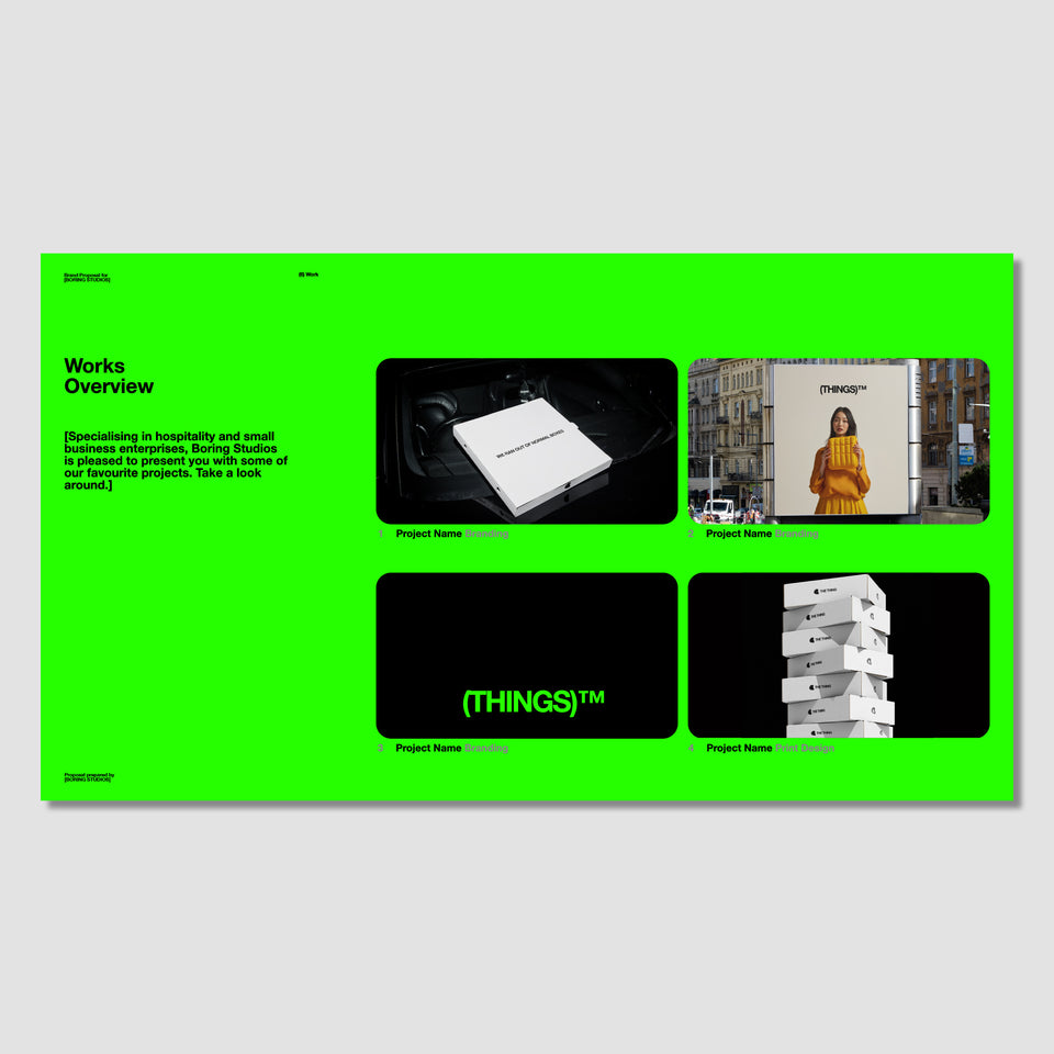 Proposal Template – Boring Studios