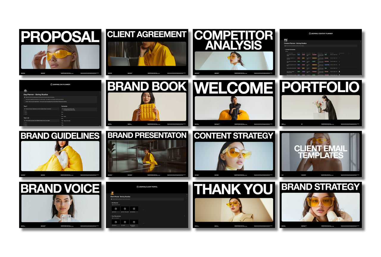 Boring Studios | Shop Boring Decks©, Designed for Freelancers