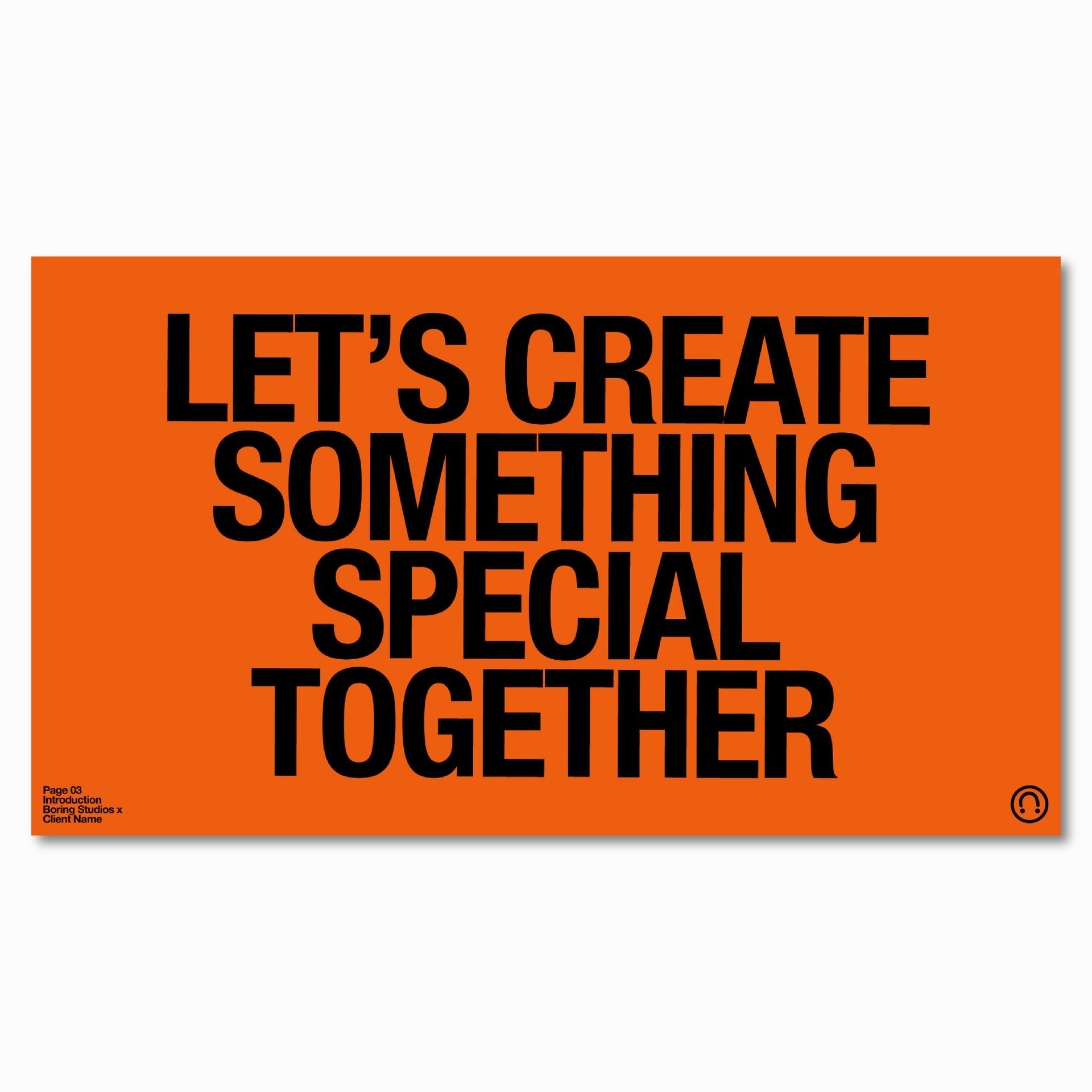 Proposal Template | PowerPoint & Google Slides – Boring Studios