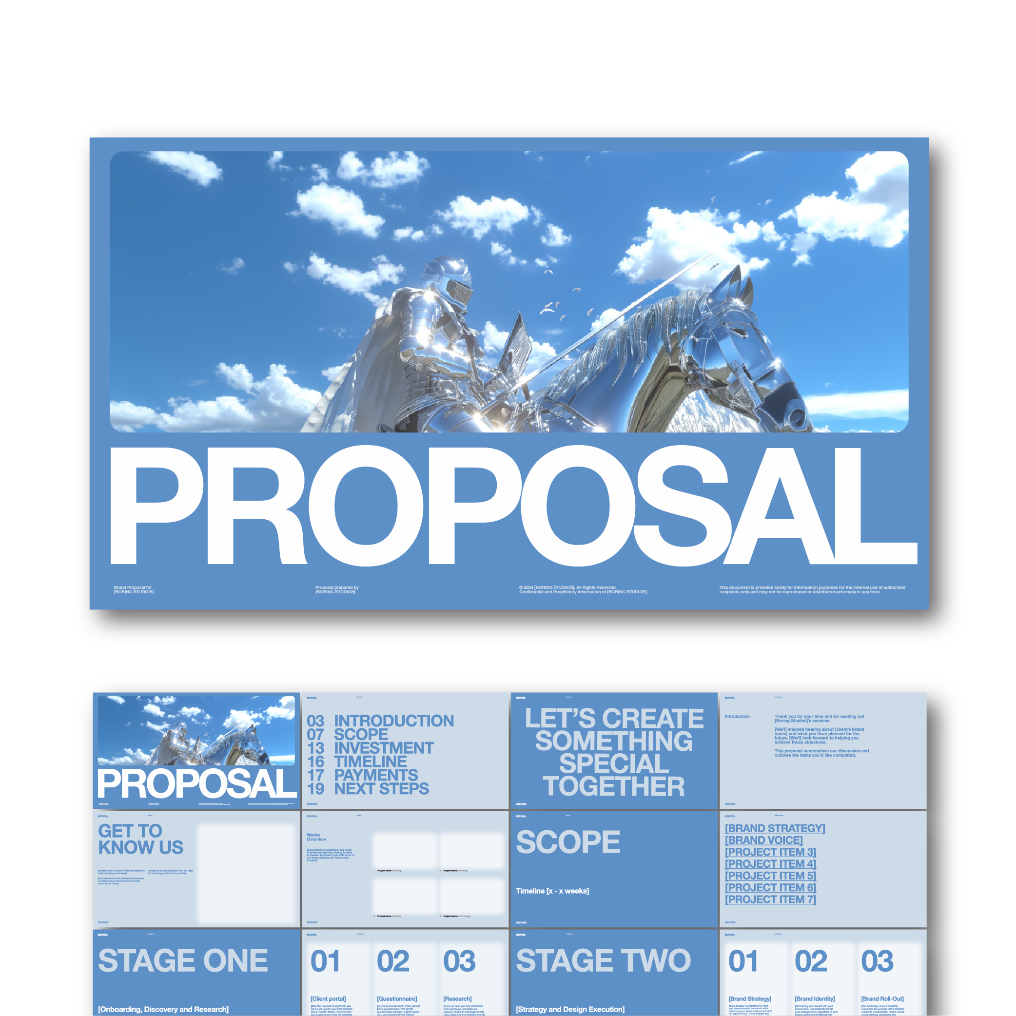 Proposal Template | Creative Template | Boring Studios